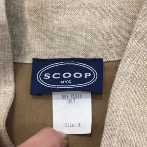Scoop NYC | Jackets & Coats | Scoop Linen Cape Size M | Poshmark